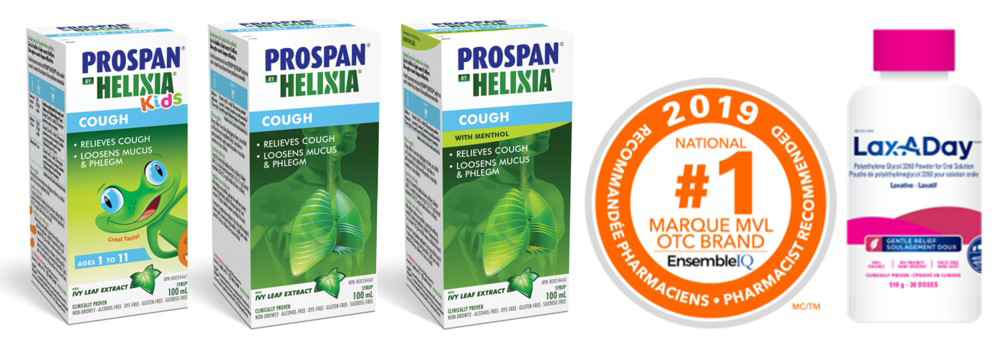 PROSPAN BY HELIXIA AND LAX-A-DAY, OVER-THE-COUNTER DRUGS MANUFACTURED ...